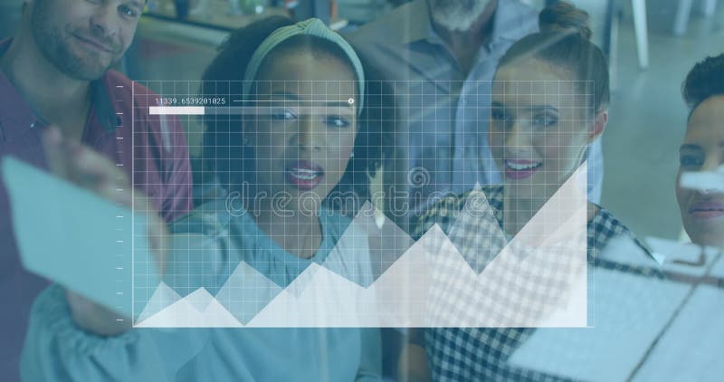 Animation of Graphs, Loading Bar, Diverse Coworkers Discussing Strategy ...