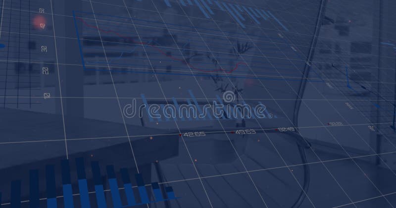 Animation of Graphs, Loading Circles, Changing Numbers Over Unoccupied ...