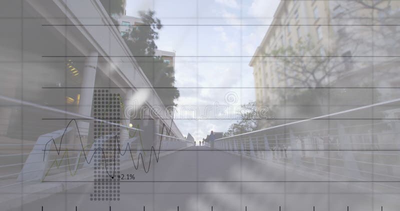 Animation of Graphs, Map and Computer Language, Time Lapse of Walking ...