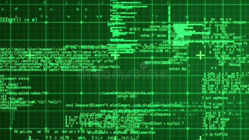 Digital Data Code Network Interface Technology Stock Footage & Videos ...