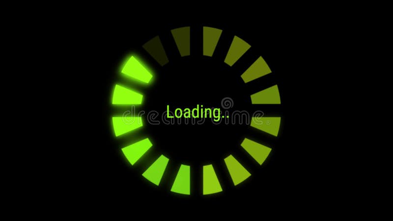 Green Loading Bar, Modern Concept Sign, Progress Screen. Stock Footage ...