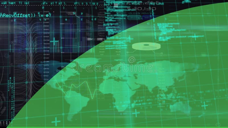 Green Sphere on Black Background Seamless Loop Animation Abstraction ...