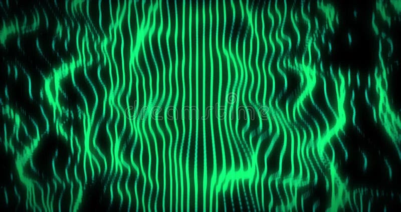Animation of Green Wave Pattern on Seamless Loop Stock Footage - Video ...