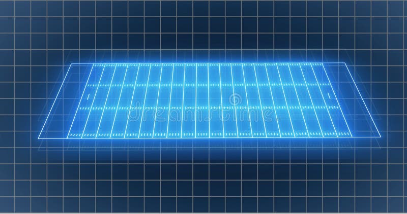 Animation of Grid Pattern in Rotating Rectangle Against Black ...