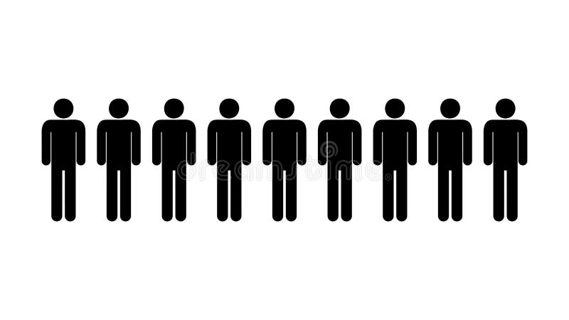 Animation of a Group of People. Crowd Icon. Motion Graphic Design ...