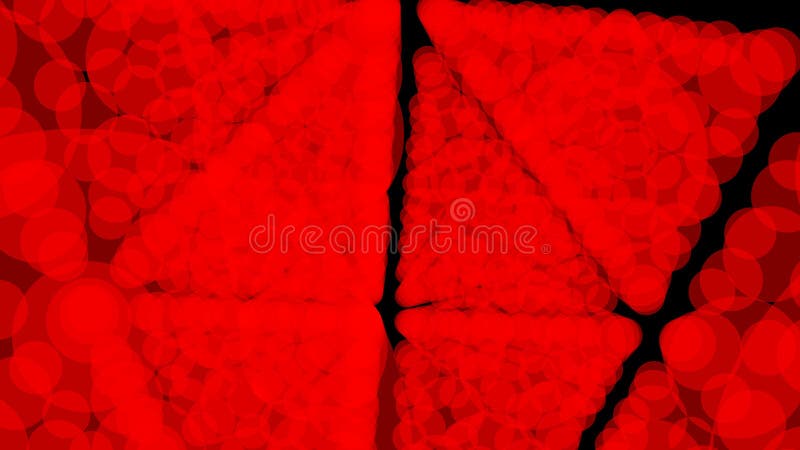 Animation of a Growing Red Statics Dots. Abstract Background Stock ...