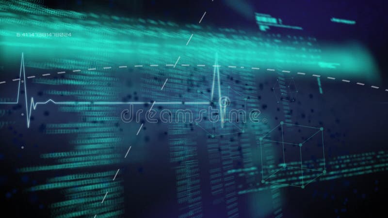 Medical Futuristic Interface. Stock Video - Video of health, human ...