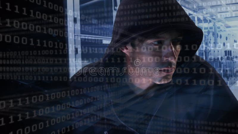 Hooded Computer Hacker with Laptop Icon Animation Stock Video - Video of fraud, anonymous: 239567897