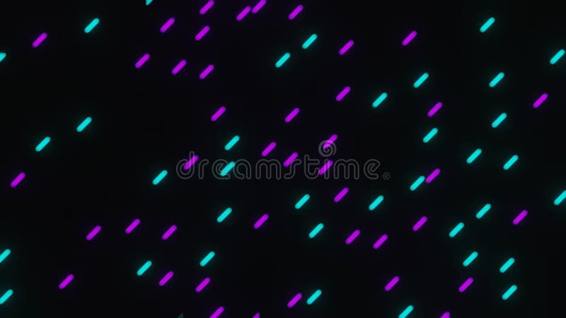 Animation of Horizontal Lines Streaming Across the Screen. Stock Video ...