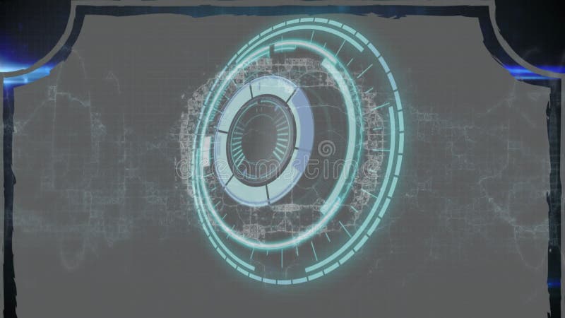 Animation of Human Brain Spinning Over Scope Scanning Stock Video - Video of connection, data ...