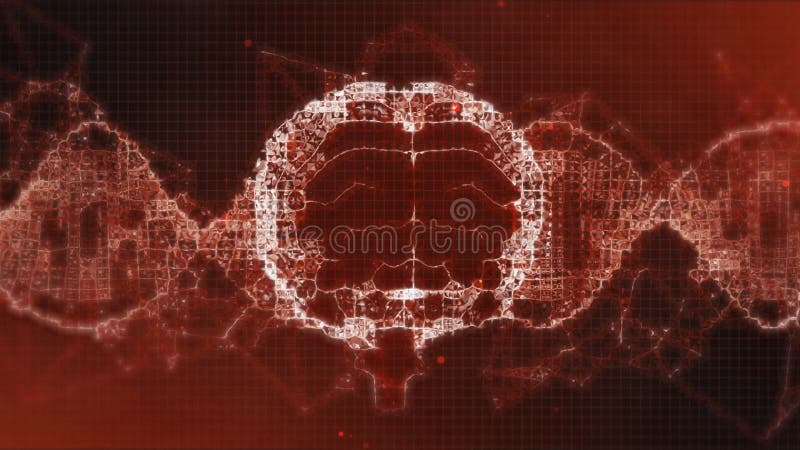 Animation of Human Brain on World Map on Scope on Independence ...