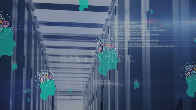 Animation of Icons in Human Brain and Computer Language Over Server ...