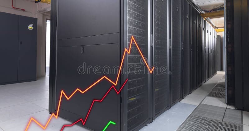 Animation of Illuminated Graphs Over Data Server Racks in Data Server ... Animation of Illuminated Graphs Over Data Server Racks in Data Server ...