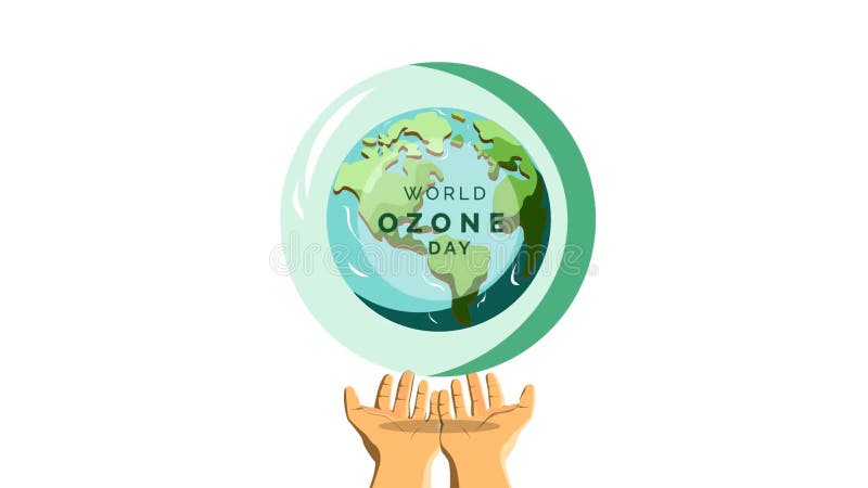 Animation Illustration World Ozone Day Stock Video - Video of layer ...