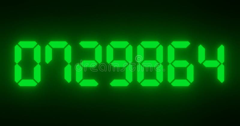 Digital Clock Display Animation Digital Clock Display Animation