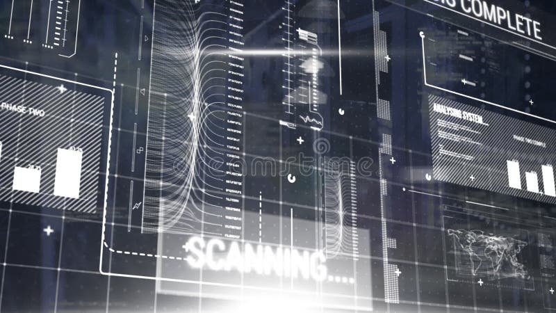Animation of Infographic Data with Graphs, World Map Scanning on ... Animation of Infographic Data with Graphs, World Map Scanning on ...