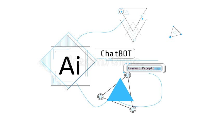 Animation of Infographics about AI and Chatbot Technology. Stock ...