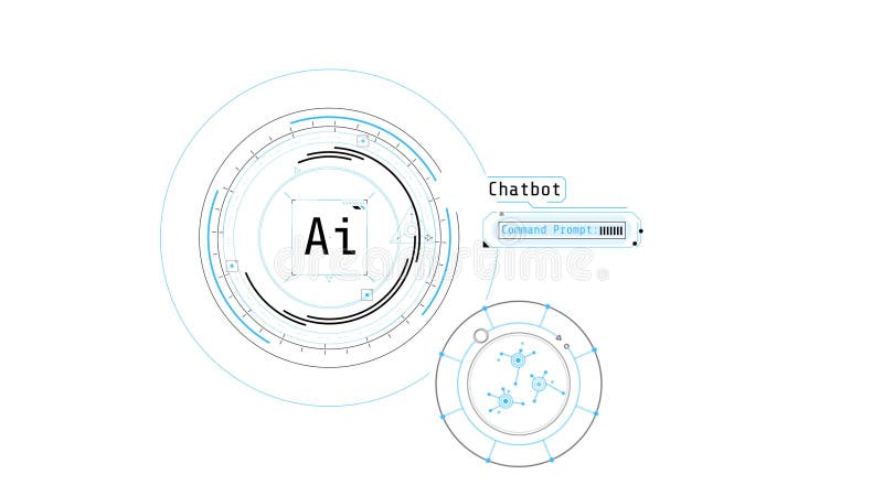 Chatbot and Artificial Intelligence Infographics on Alpha Channel ...
