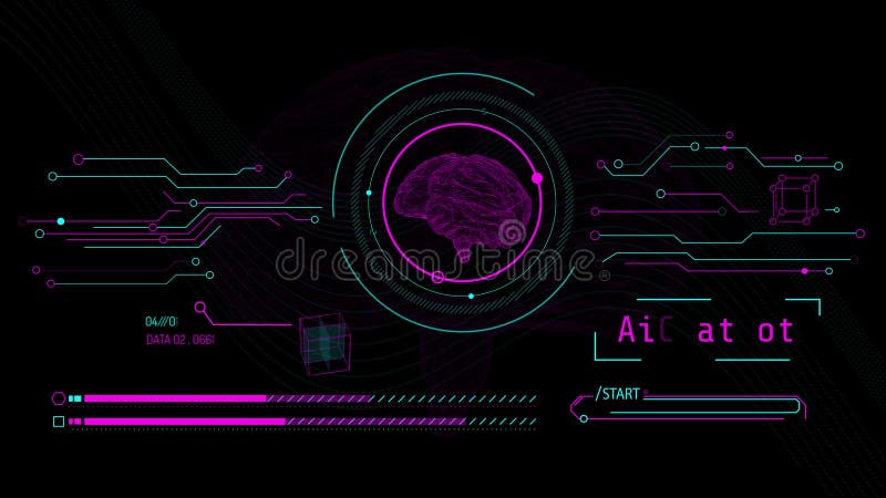 Animation of Infographics about Human and Artificial Intelligence ...
