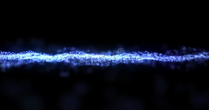 Animation, Information Stream and Networking with Blue Particles on ...