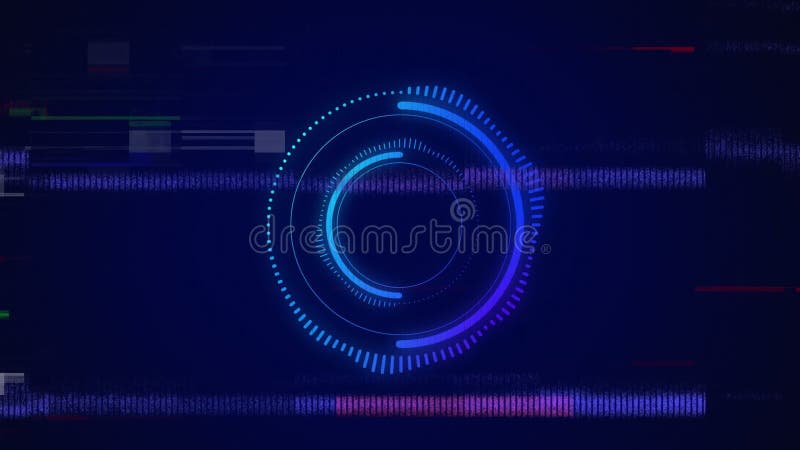 Animation of Interference Over Scope Scanning on Black Background Stock ... Animation of Interference Over Scope Scanning on Black Background Stock ...