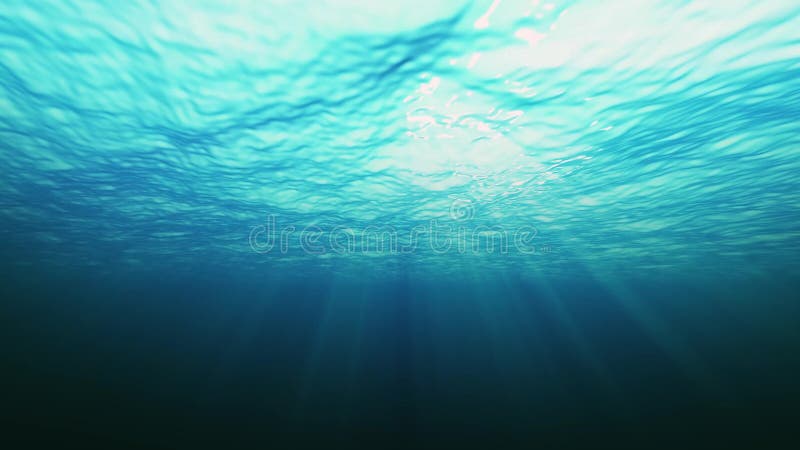 Ocean Background Seen from Underwater Stock Video - Video of lake, deep ...