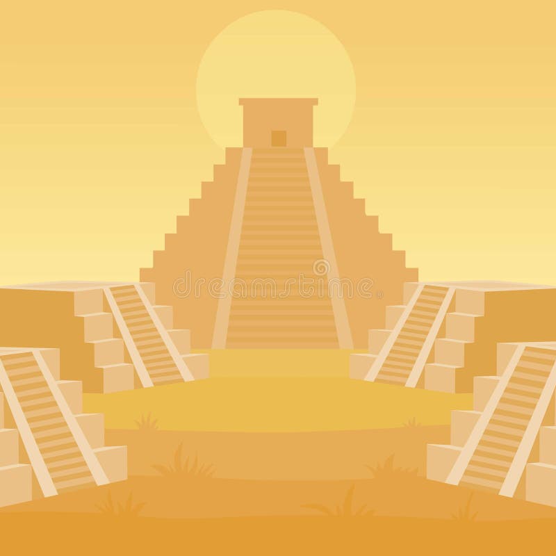 Animation Landscape: Desert, Caravan of Camels. Stock Vector ...