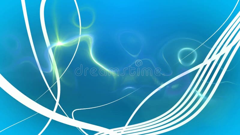Animation of Light Trails on Blue Background Stock Footage - Video of ...