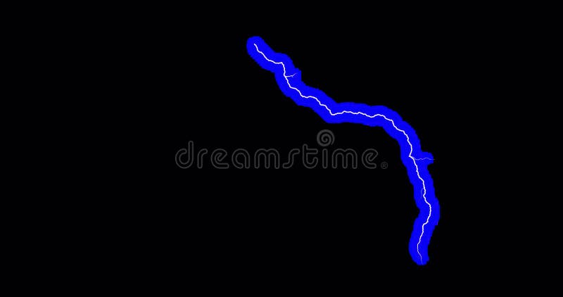 Animation of Lightning in Thunderstorm, Movement of Light, Electric ...
