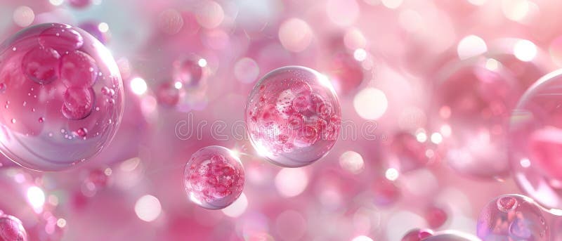 Animation of Liquid Bubbles, 4k Seamless Looped Video with Abstract 3D ...