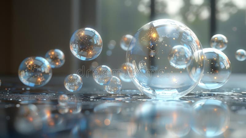 An Animation of a Liquid Drop Falling on a Transparent Background. Lots ...