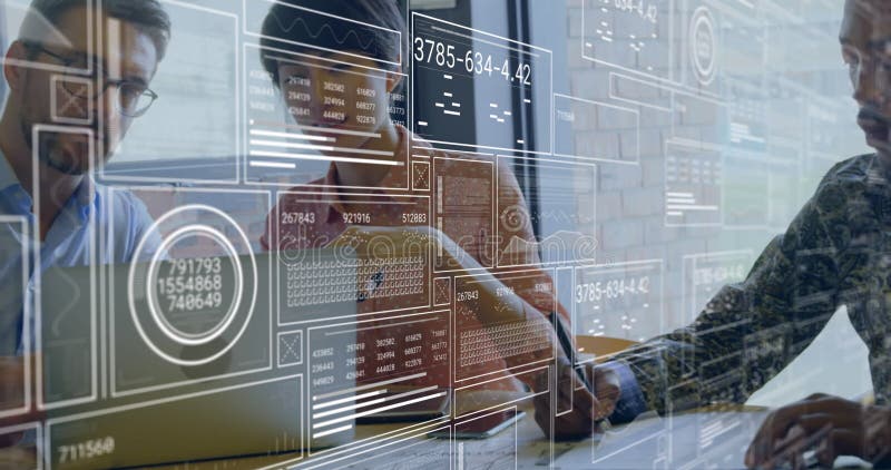 Animation of Loading Bars, Graphs, Changing Numbers in Circles Over ...