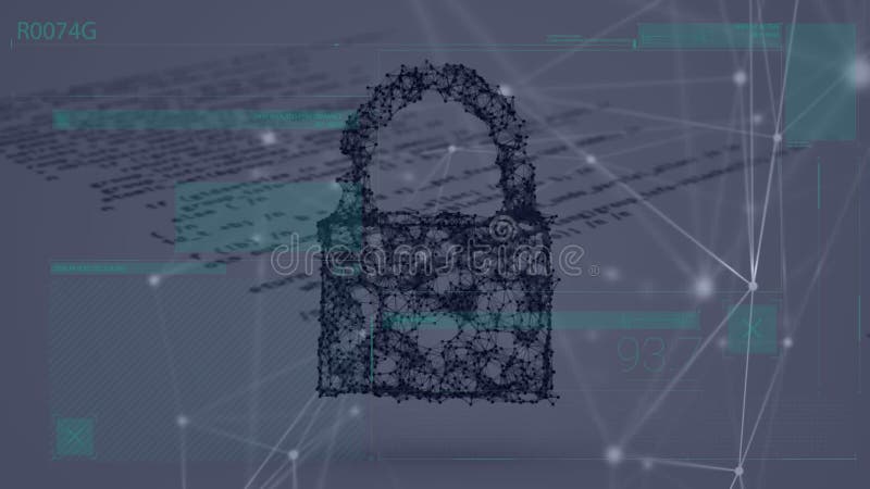 Animation of Lock Structure with Network Connections, Finance Data on ...
