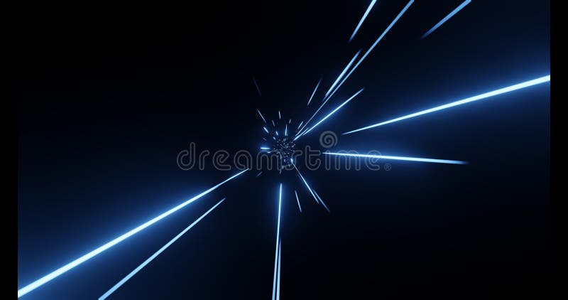 Animation Loop Comic Speed Lines. Motion Background. Science Hyperspeed ...