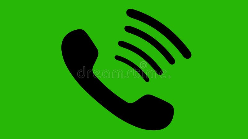 Animation Loop Icon of a Phone Calling Stock Video - Video of phone ...