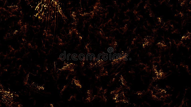 Animation Loop Orange Gold Messy Gold Particles Stock Footage - Video ...