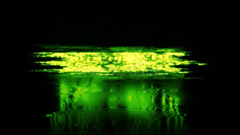 Animation Loop Text of Please Stand by Green Glitch Text Stock Footage ...