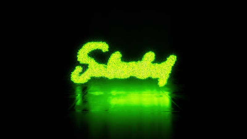 Animation Loop Text of Subscribe Green Glitch Text Effect Stock Video ...