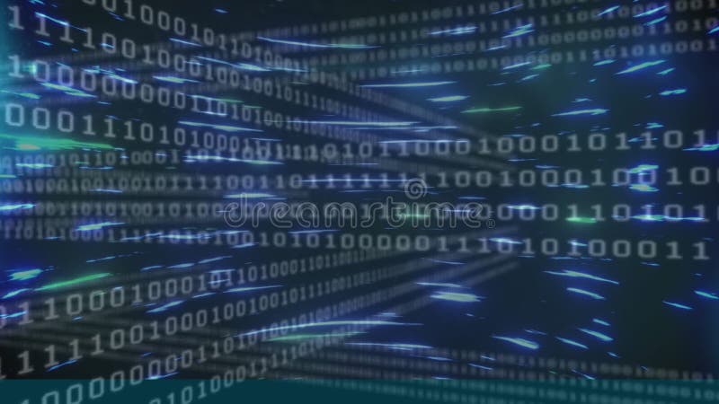 Animation of Looping Binary Codes and Circular Beam Pattern Over Black ... Animation of Looping Binary Codes and Circular Beam Pattern Over Black ...