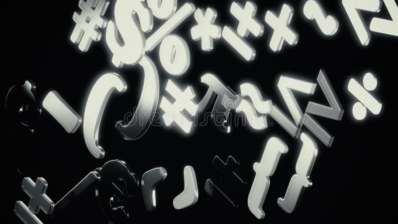 Animation of Math Symbols Oscillating in Slow Subtle Motion. STEM ...