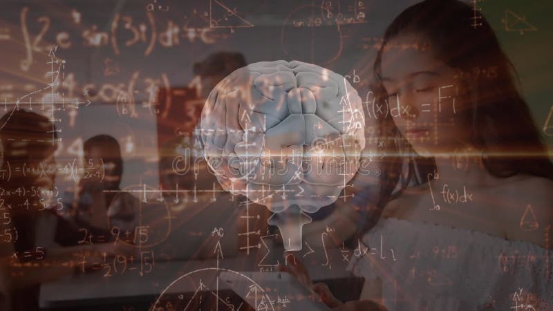 Animation of Mathematical Equations and Digital Brain Over Diverse ...