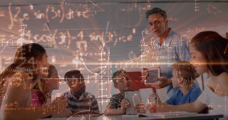 Animation of Mathematical Formulas Over Students and Teacher in ...