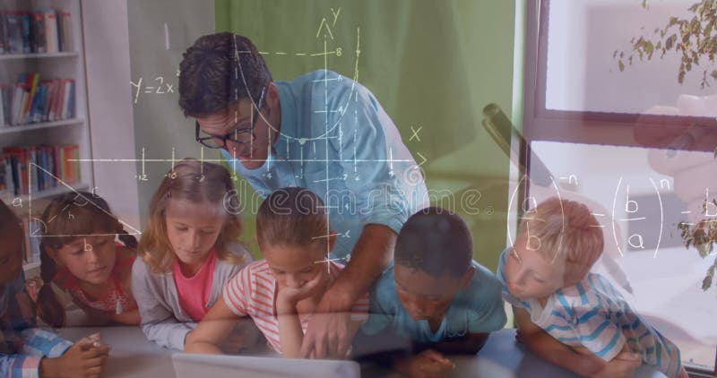 Animation of Mathematical Formulas Over Students and Teacher in ...