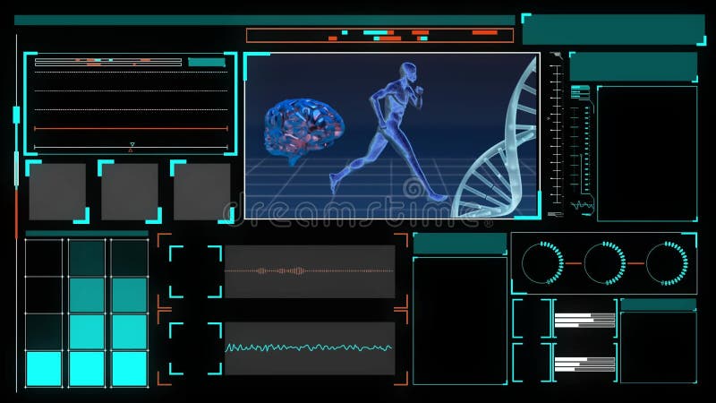 Animation of Medical Data Processing Over Screens Stock Video - Video ...