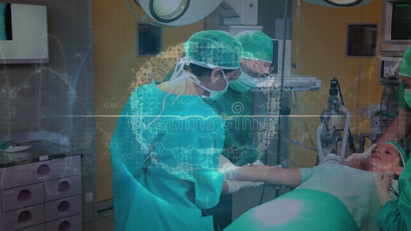 Animation of Medical Data Processing Over Team of Surgeons Performing ...