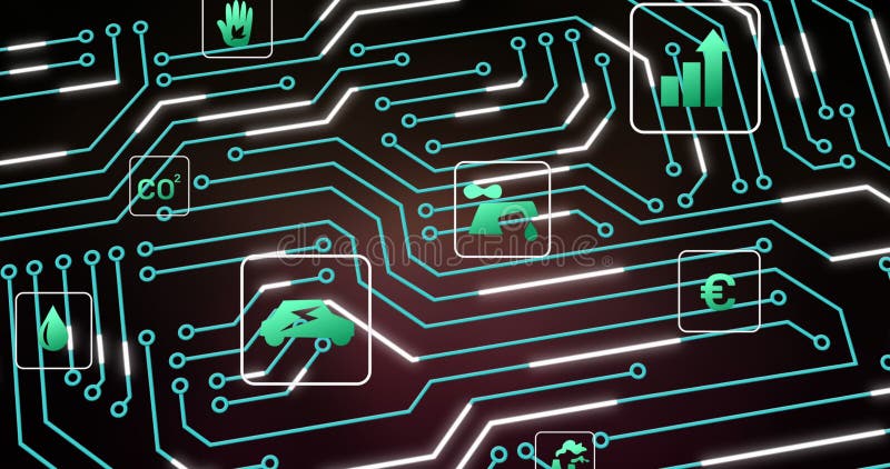 Animation of Microprocessor Connections and Multiple Digital Icons ... Animation of Microprocessor Connections and Multiple Digital Icons ...