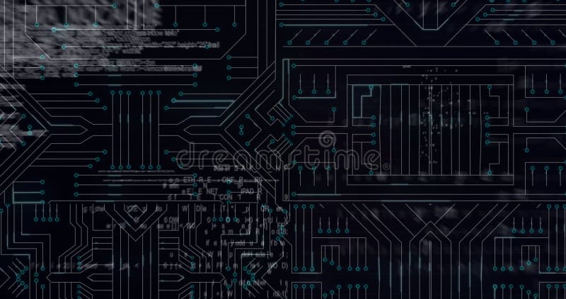 Animation of Microprocessor Connections Over Data Processing Against ... Animation of Microprocessor Connections Over Data Processing Against ...