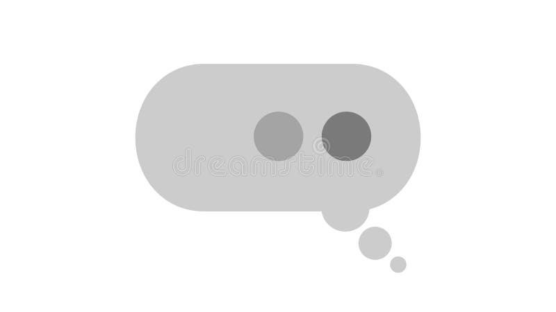 Scrolling Chat Speech Bubble App Screen Stock Footage - Video of ...