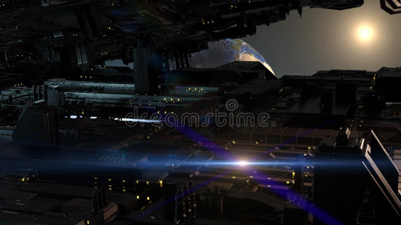 Animation - Model of Alien Sci-fi City Stock Footage - Video of fiction ...