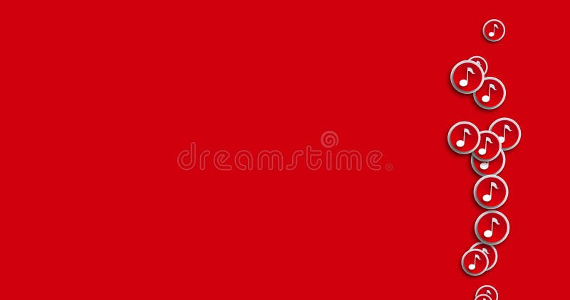 Animation Modern Abstract Note Icons Motion Background. Stock Footage ...